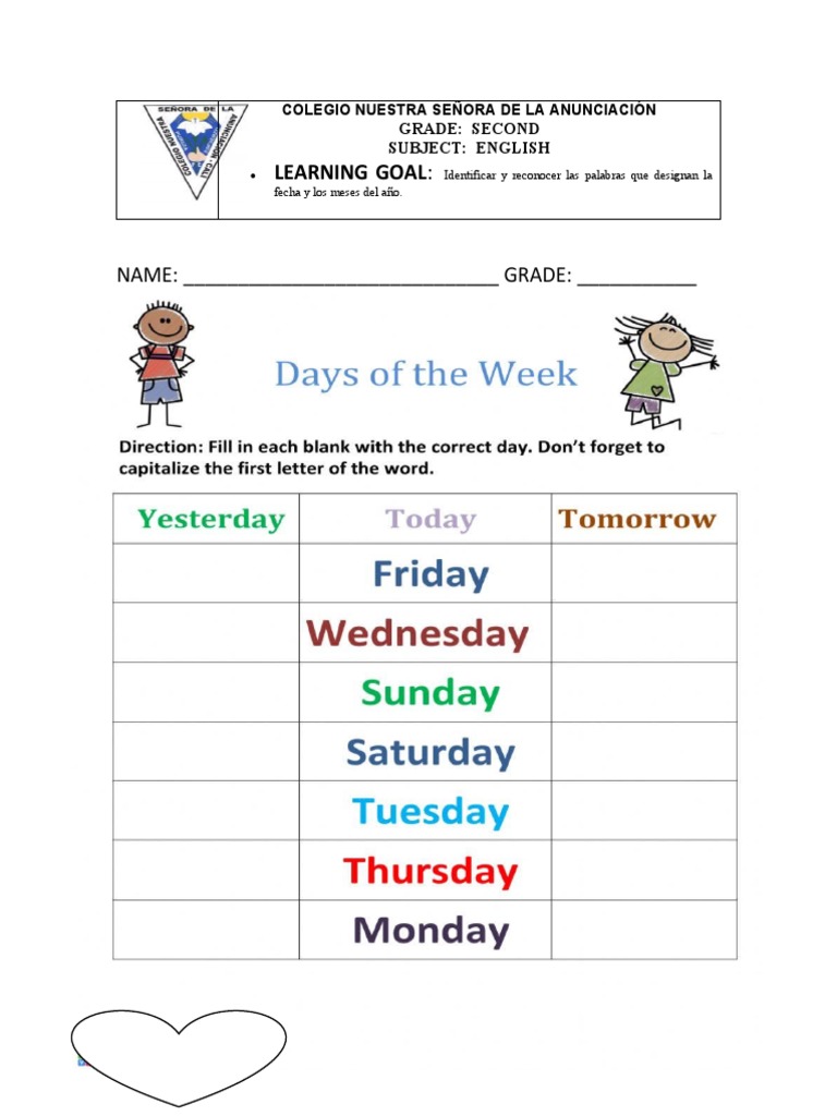 Week - Days 2 | PDF
