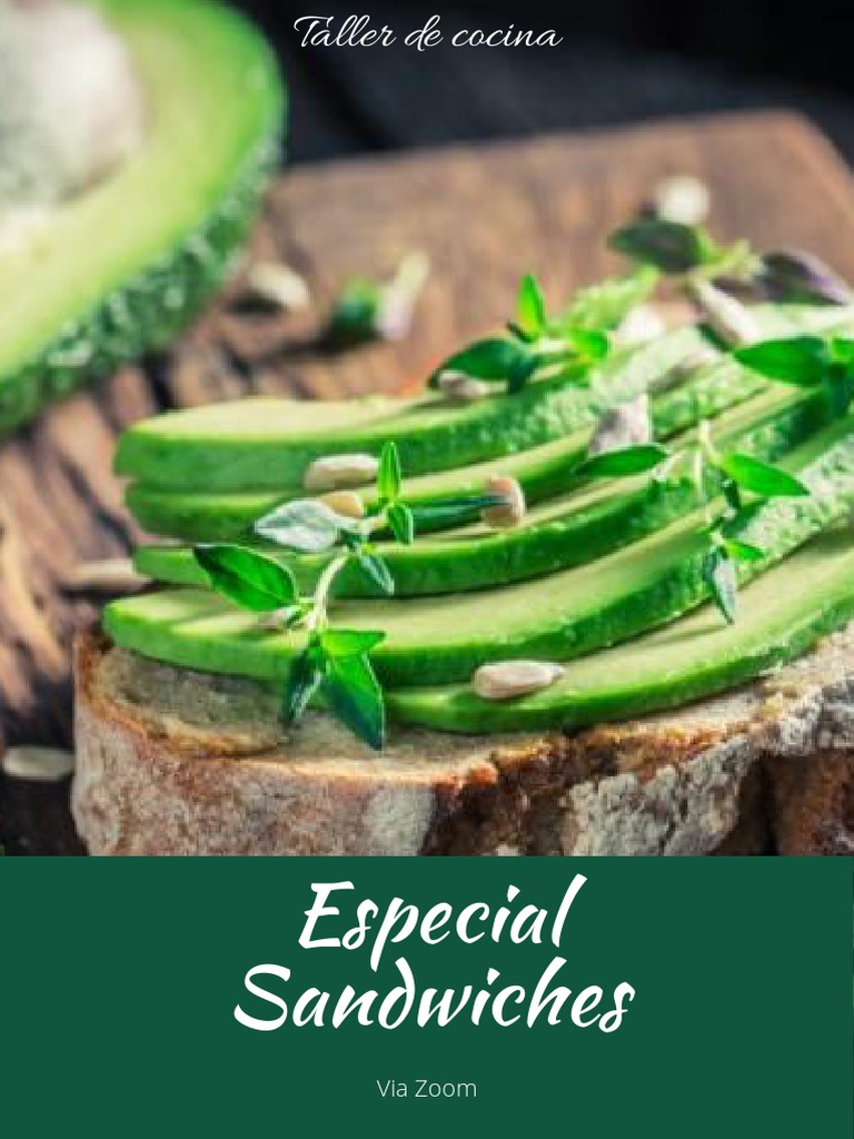 Recetario Especial Sandwich | PDF | Panes | Relleno