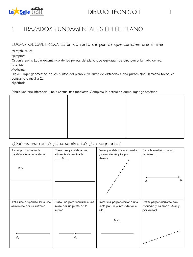 GM1-I Trazados Fundamentales | PDF | Circulo | Geometria clasica