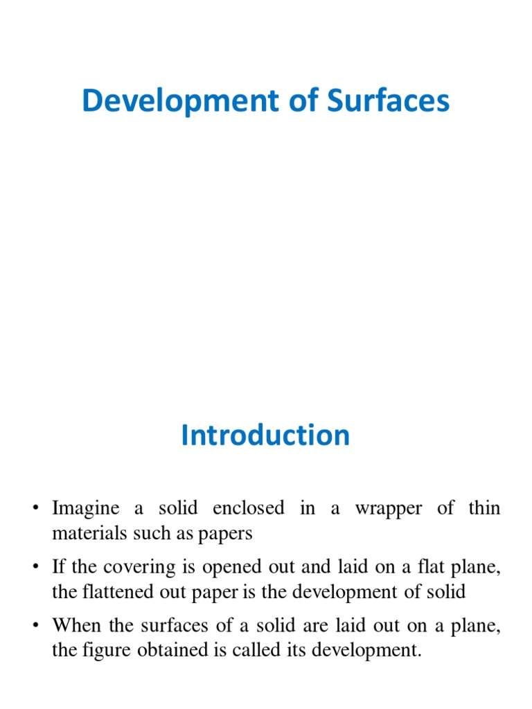 Development of Surfaces | PDF | Circle | Sphere