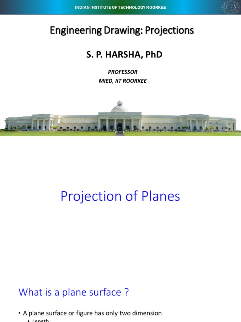 Projection of Planes | PDF | Elementary Geometry | Space