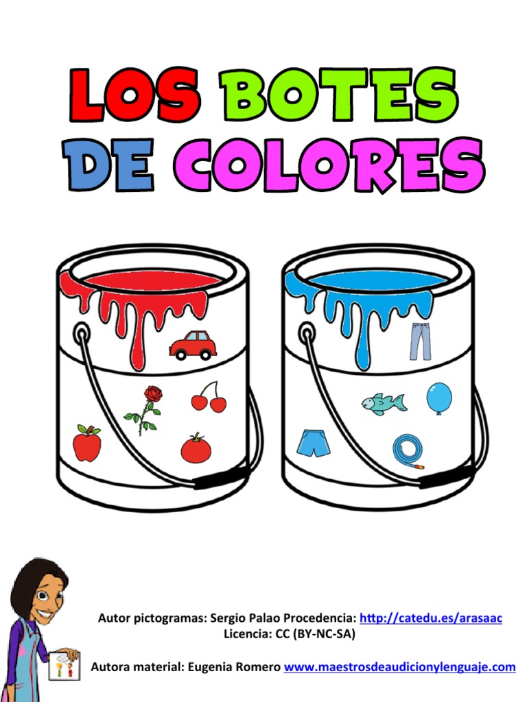 Botes de Colores-Arasaac | PDF
