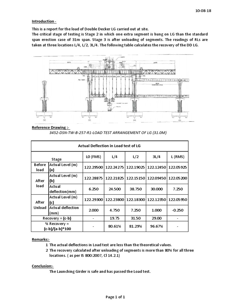DDL3 Load Test Report Revised | PDF