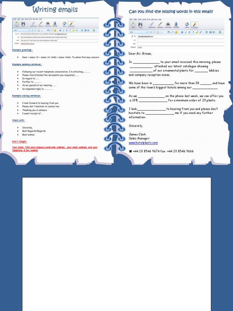 Formal Email Homework | PDF | Computing And Information Technology ...