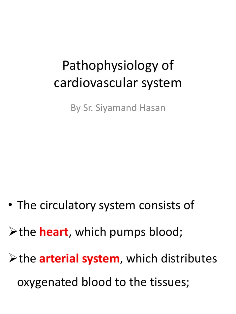 4 - Patophysiology of Cardiovascular Disease PP | PDF | Heart ...
