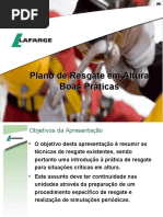 Plano REsgate em Altura Atualizado | PDF | Resgate | Primeiros socorros