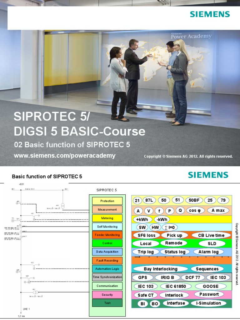 02 - D03 - Basic Funtion of SIPROTEC 5 | PDF | Electric Power ...