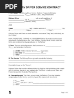 Taxi Driver and Owner Agreement Template | PDF | Taxicab | Fee
