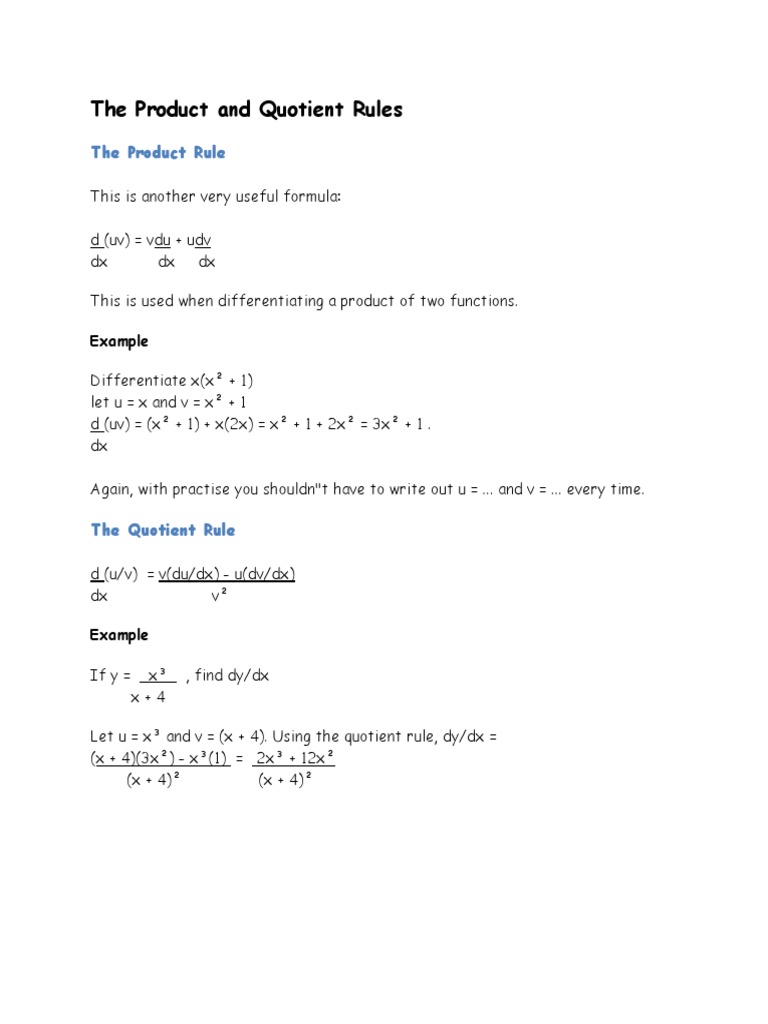 Pure Math Cape Unit 1 Parametric Differentiation | PDF | Trigonometric ...