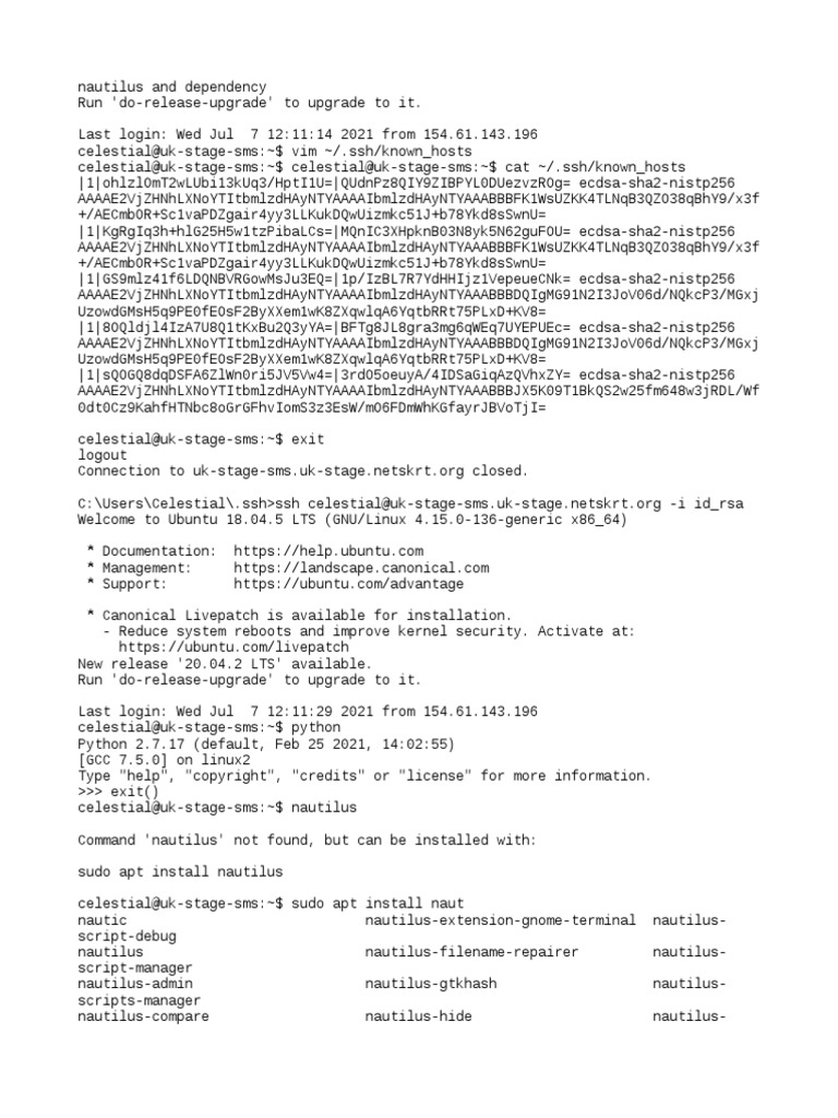 Nautilus | PDF | Software | System Software