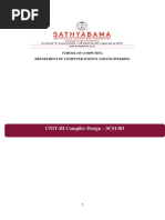 Compiler Design Part 2 | PDF | Parsing | Syntax (Logic)