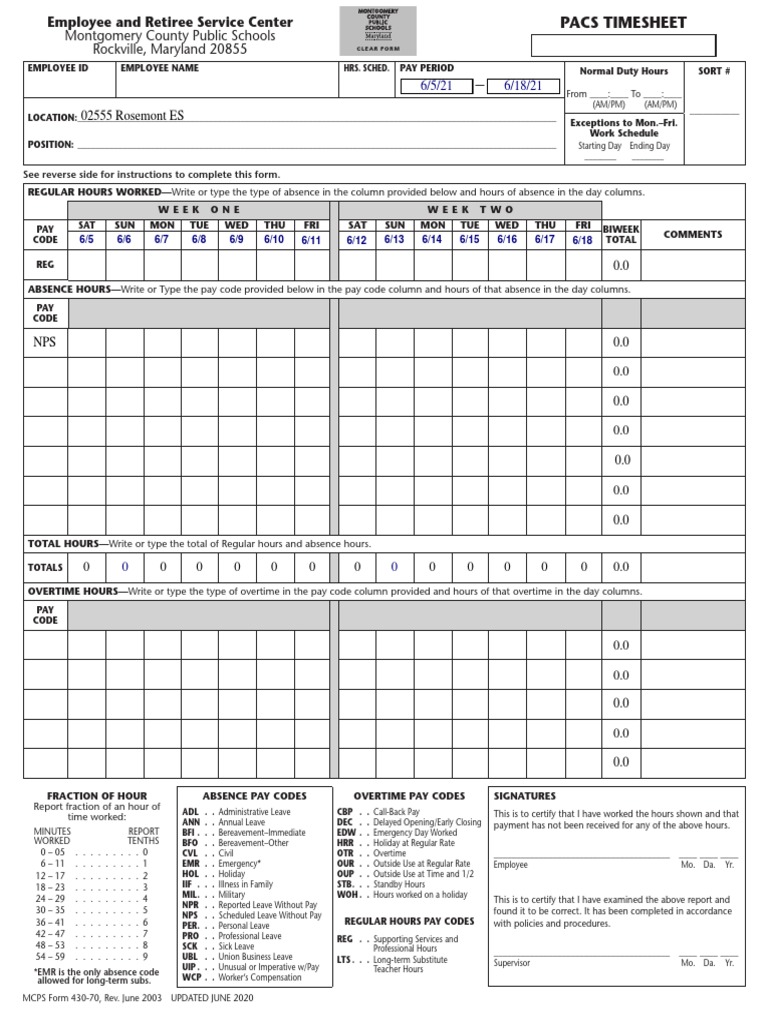 Documenting Employee Work Hours and Absences | PDF | Overtime | Working ...