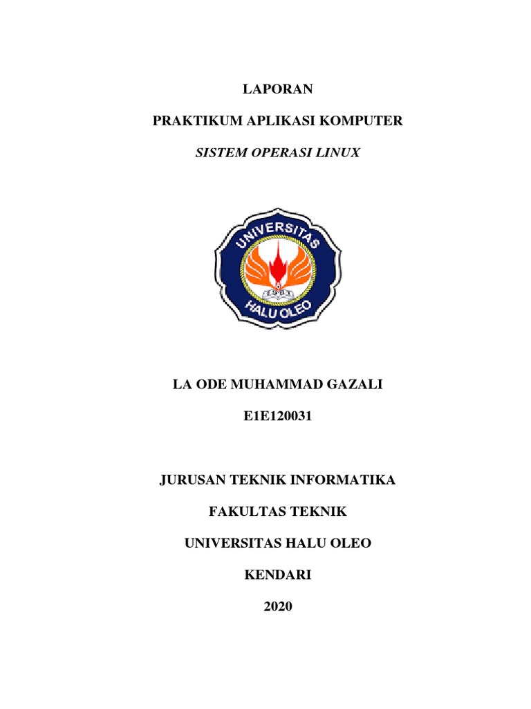 Laporan Praktikum Sistem Operasi Linux | PDF Laporan Praktikum Sistem Operasi Linux | PDF