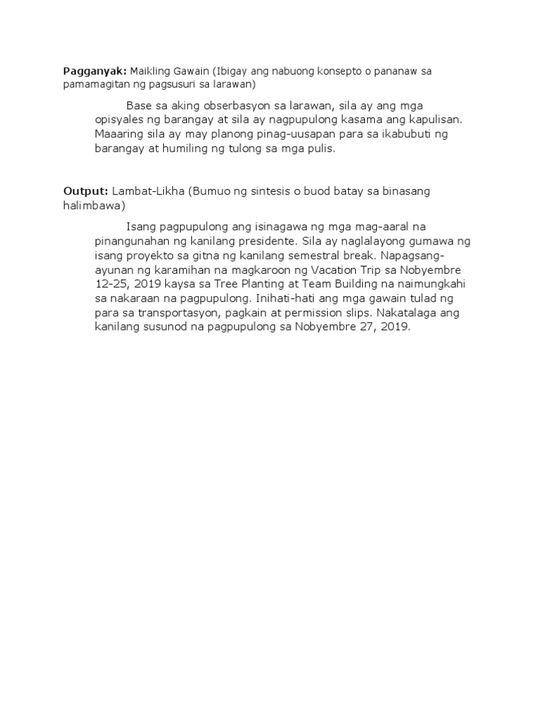 Filipino Module 1 | PDF