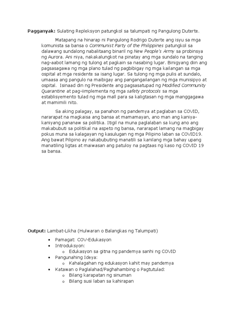 Filipino Module 2 | PDF