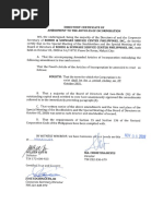Directors' Certificate of Amendment | PDF | Finance & Money Management ...