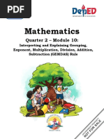 Math6 q2 Mod8of8 Basic Operations On Integers and Problem Solving v2 | PDF | Subtraction ...