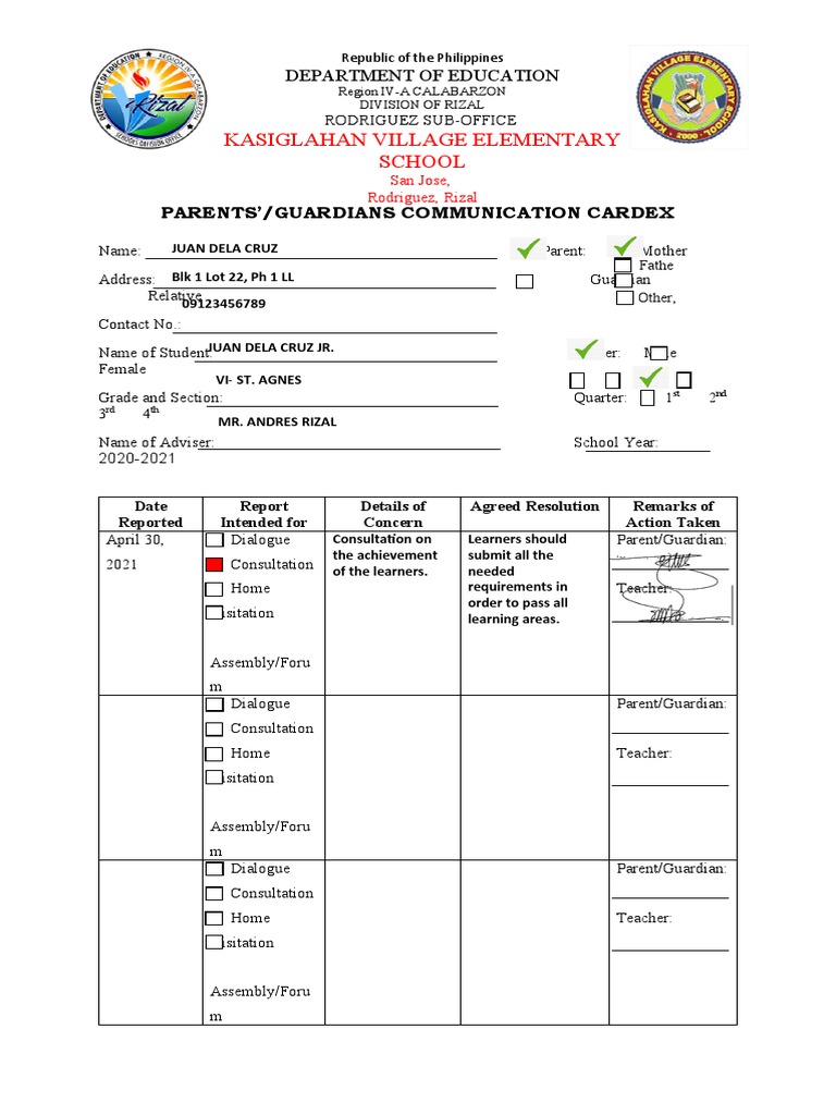 Communication To Parents | PDF | Further Education