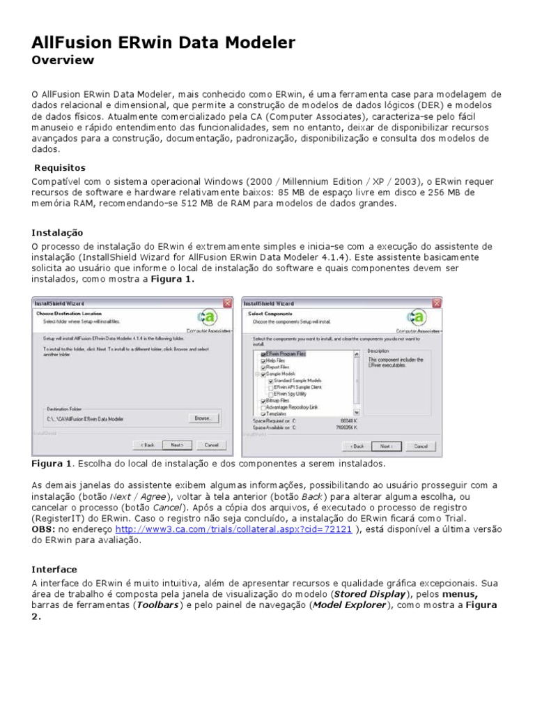 Guia Completo ERwin Data Modeler | PDF | Modelo relacional | Dados