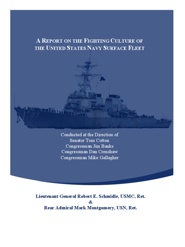 A Report On The Fighting Culture of The United States Navy Surface ...