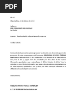 Modelo: Carta Estilo Bloque | PDF