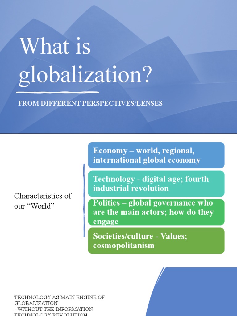 What Is Globalization | PDF | Global Governance | Globalization