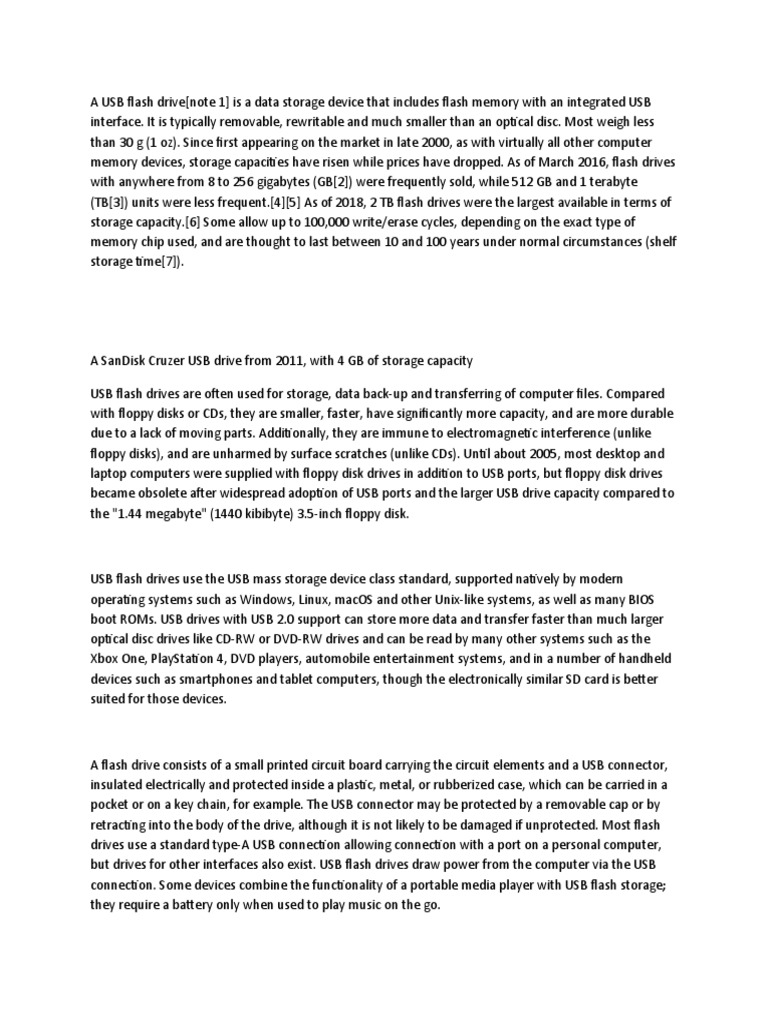 A USB Flash Dri-WPS Office | PDF | Usb Flash Drive | Flash Memory