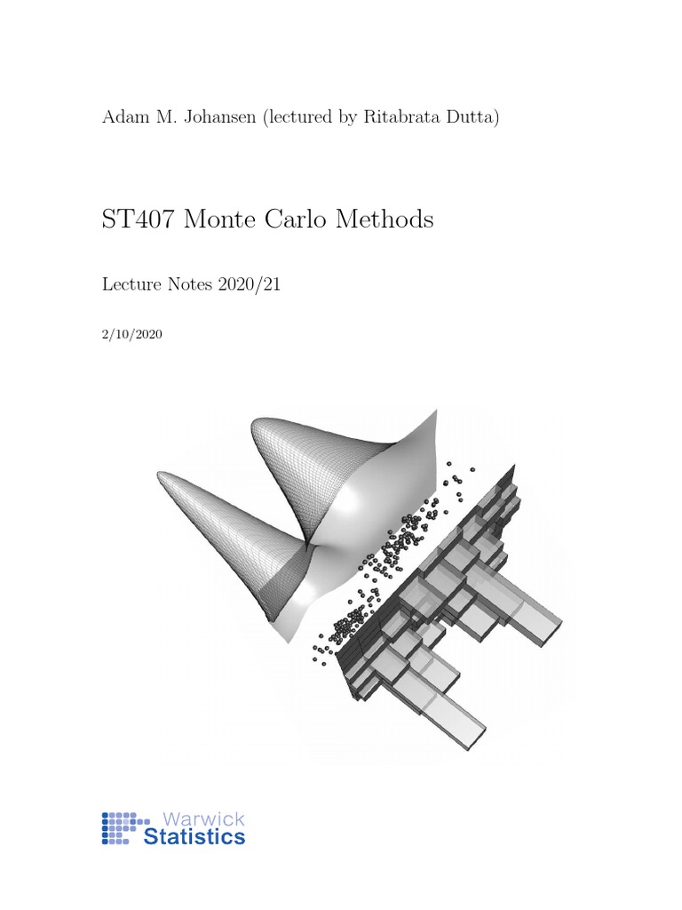 ST407 2020 Notes | PDF | Monte Carlo Method | Null Hypothesis