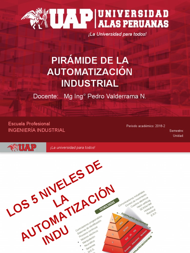 Semana 5 Piramide de La Automatizacion Industrial | PDF ...