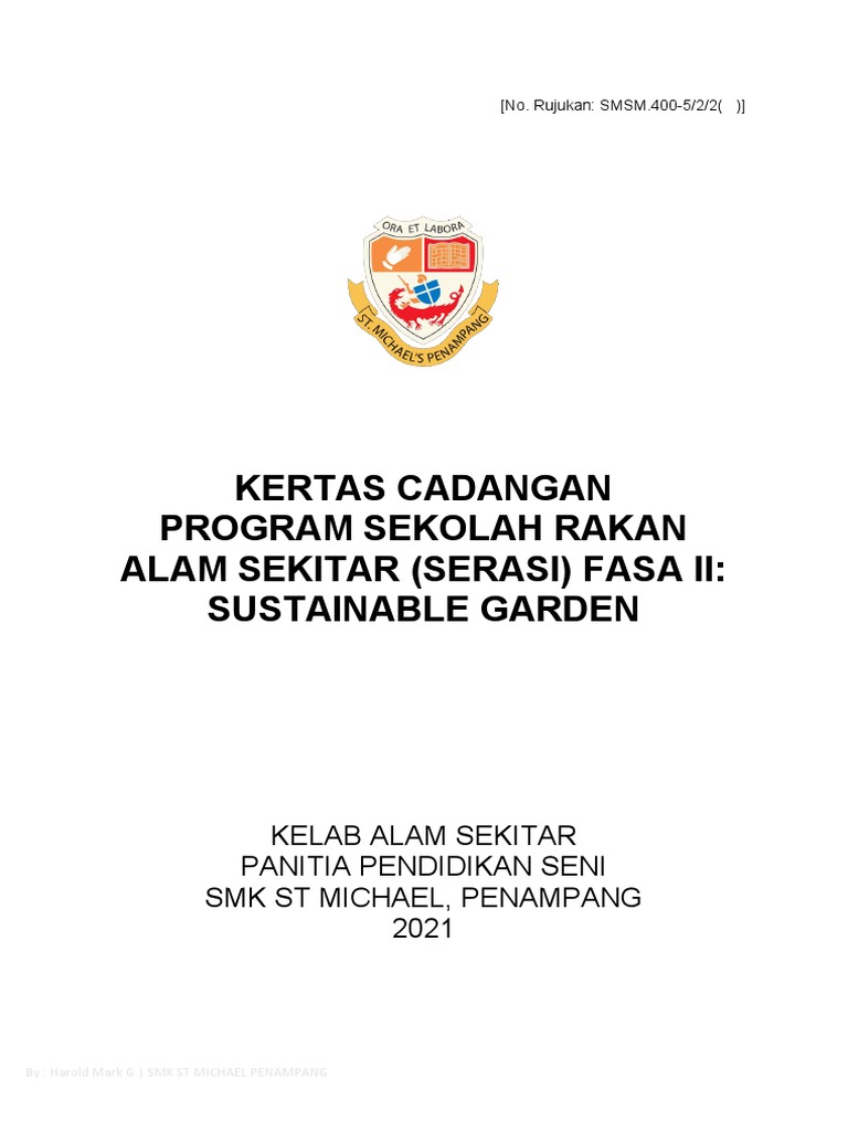 Program Sekolah Rakan Alam Sekitar Serasi Fasa II - Sustainable Garden ...
