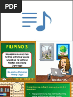 FILIPINO 3 - Diptonggo | PDF