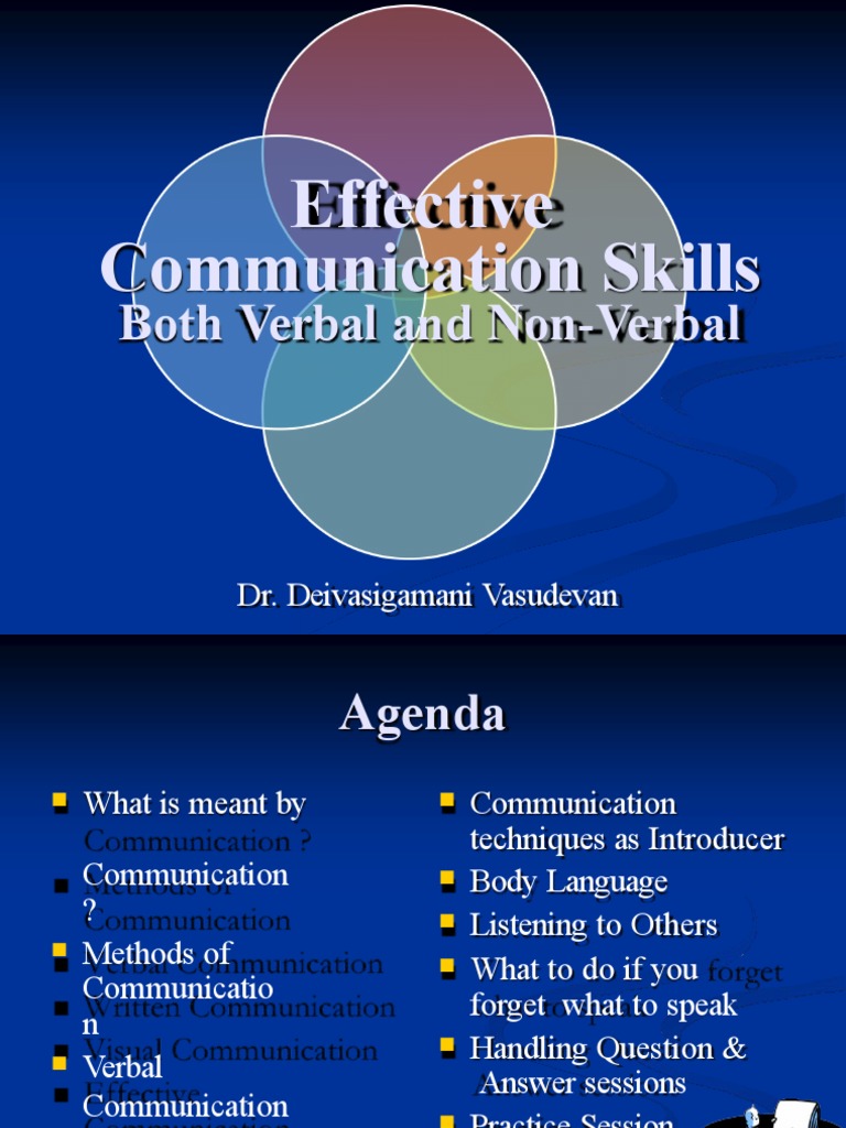 Effective Communication Skills | PDF | Body Language | Human Communication