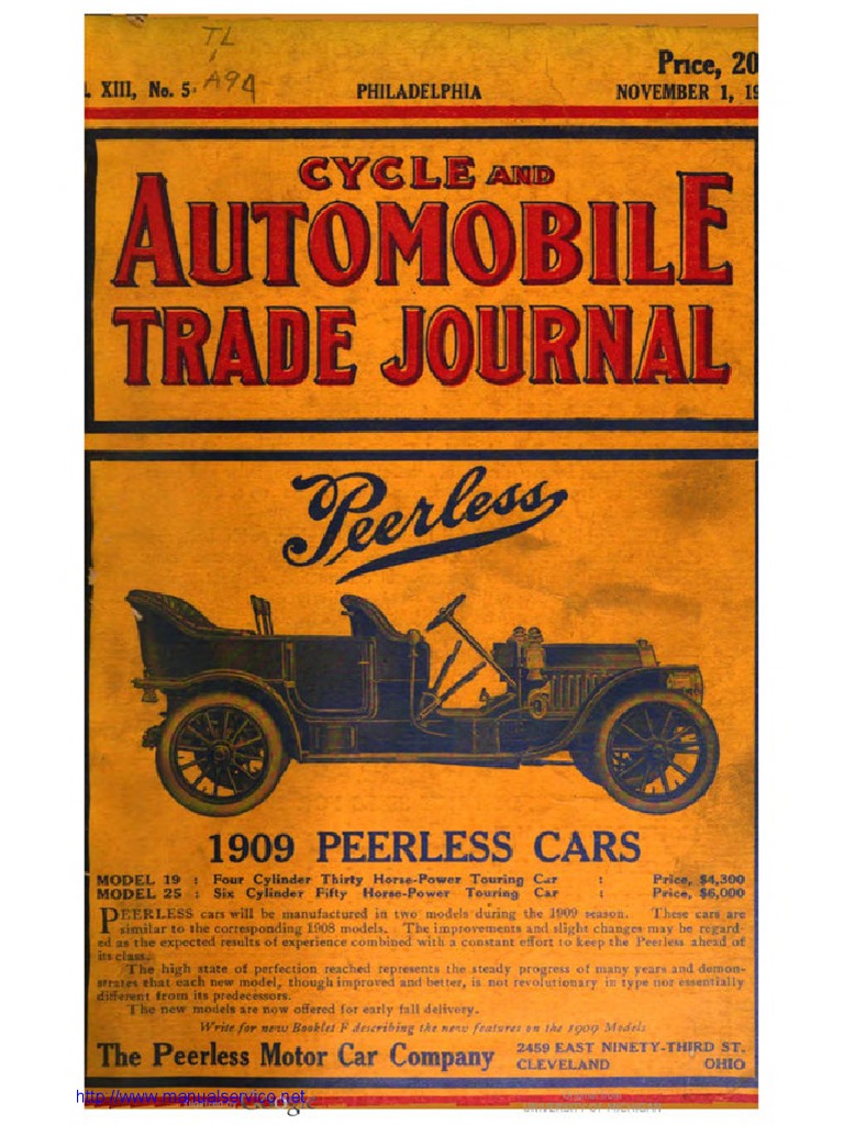 Cycle and Automobile Trade Journal 1909 Nov Mob | PDF | Ignition System ...