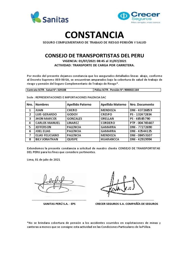 SCTR Julio Reipasa | PDF | Derecho