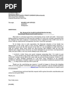 Loan Restructuring Letter | PDF | Business