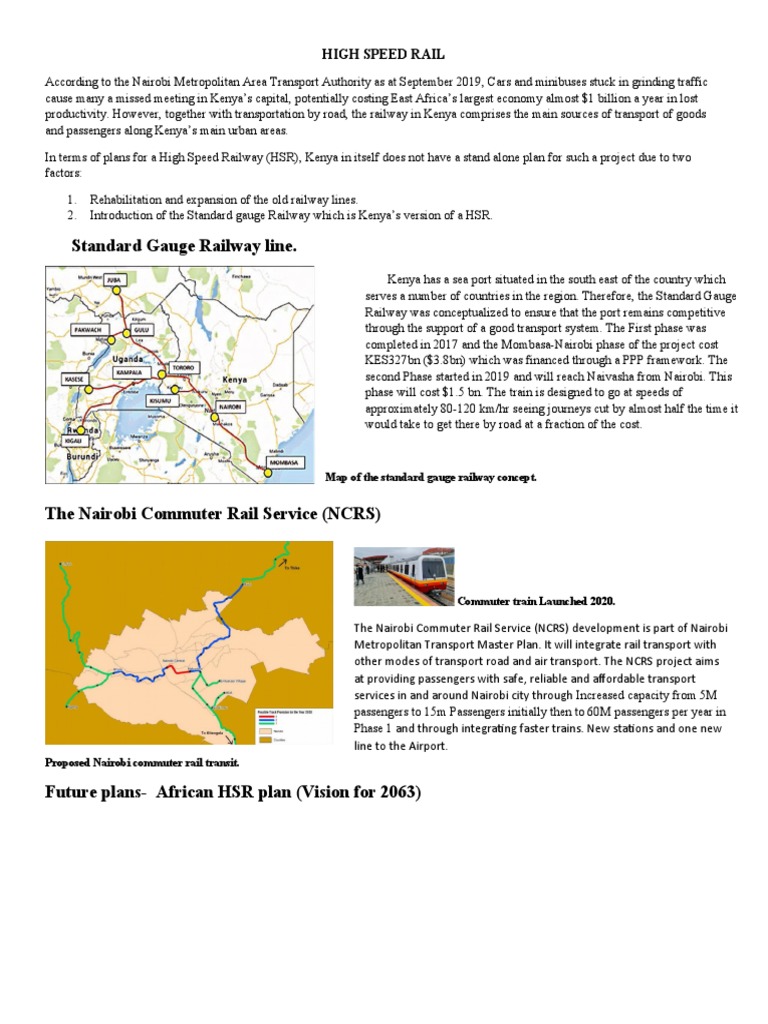 High Spped Rail | PDF | High Speed Rail | Rail Transport