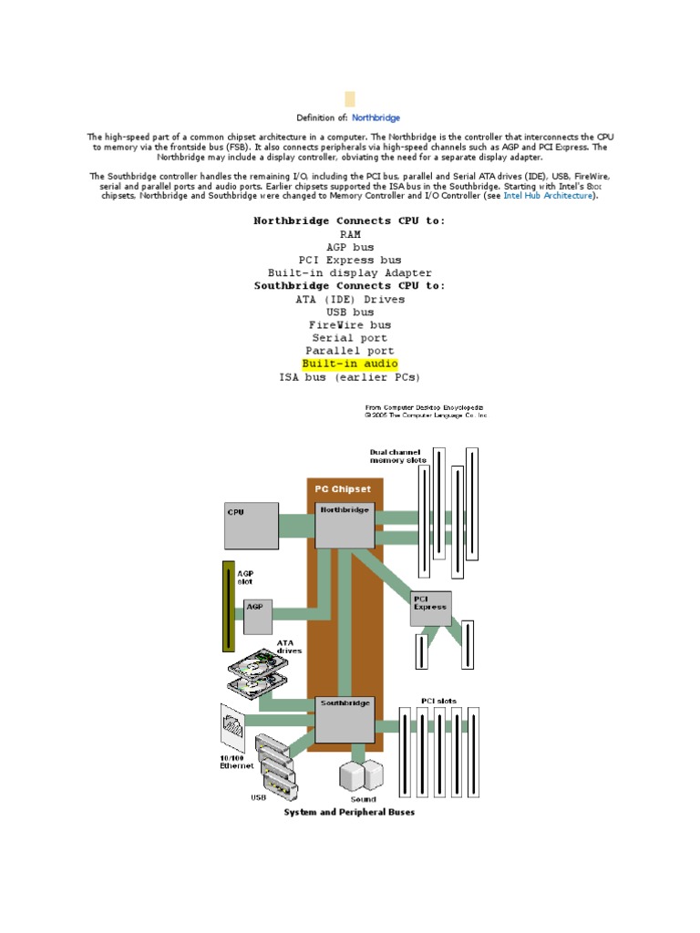 Northbridge | PDF | Electronics | Computer Engineering