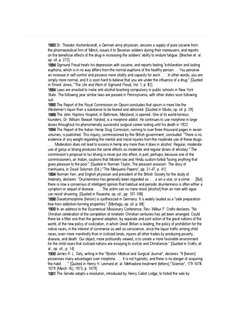 History of Drugs | PDF | Opium | Heroin