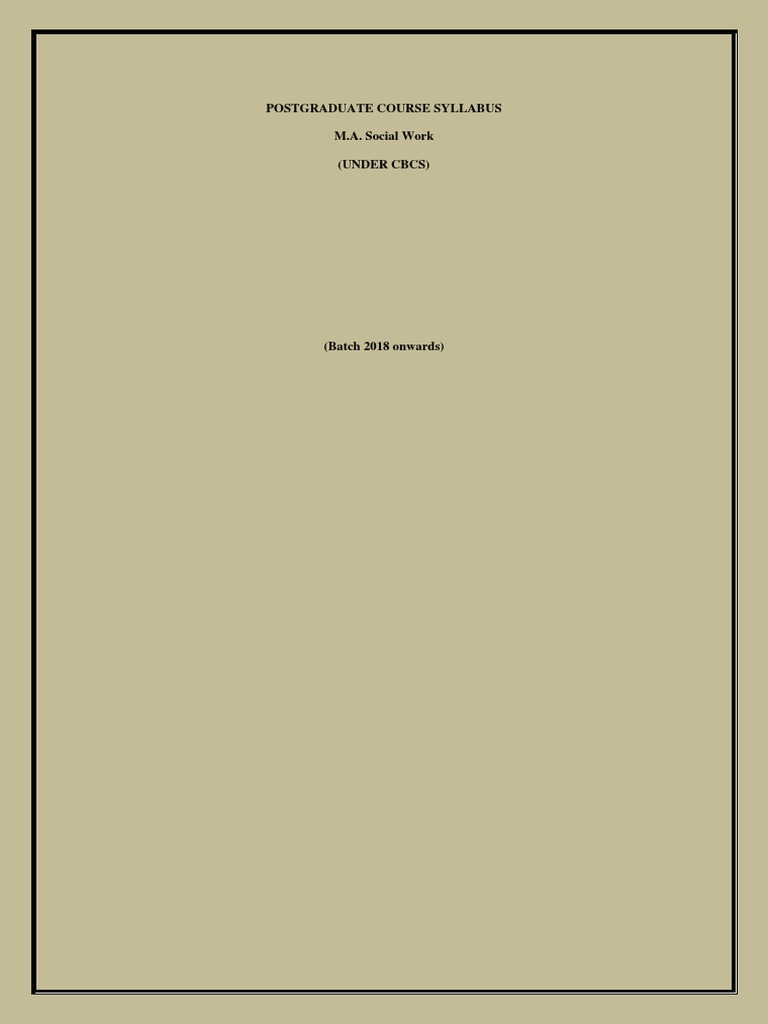 MSW Syllabus 2018 Onwards Converted 0fac1df9 Aeb7 44b1 94fa ...