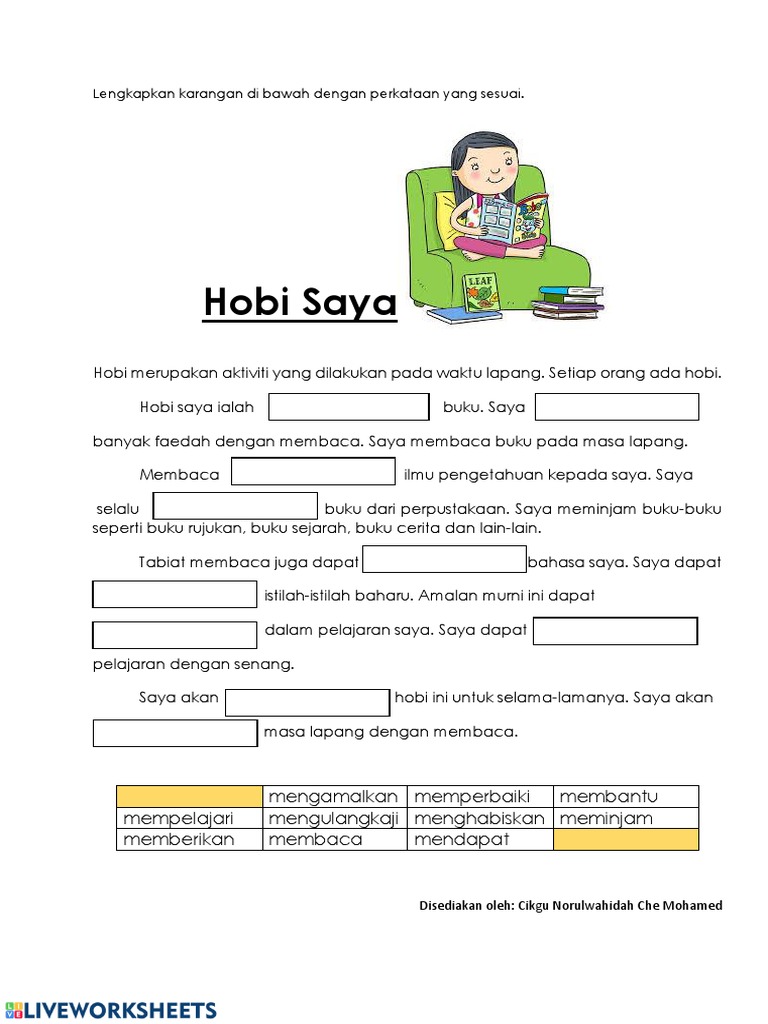 Hobi Saya | PDF