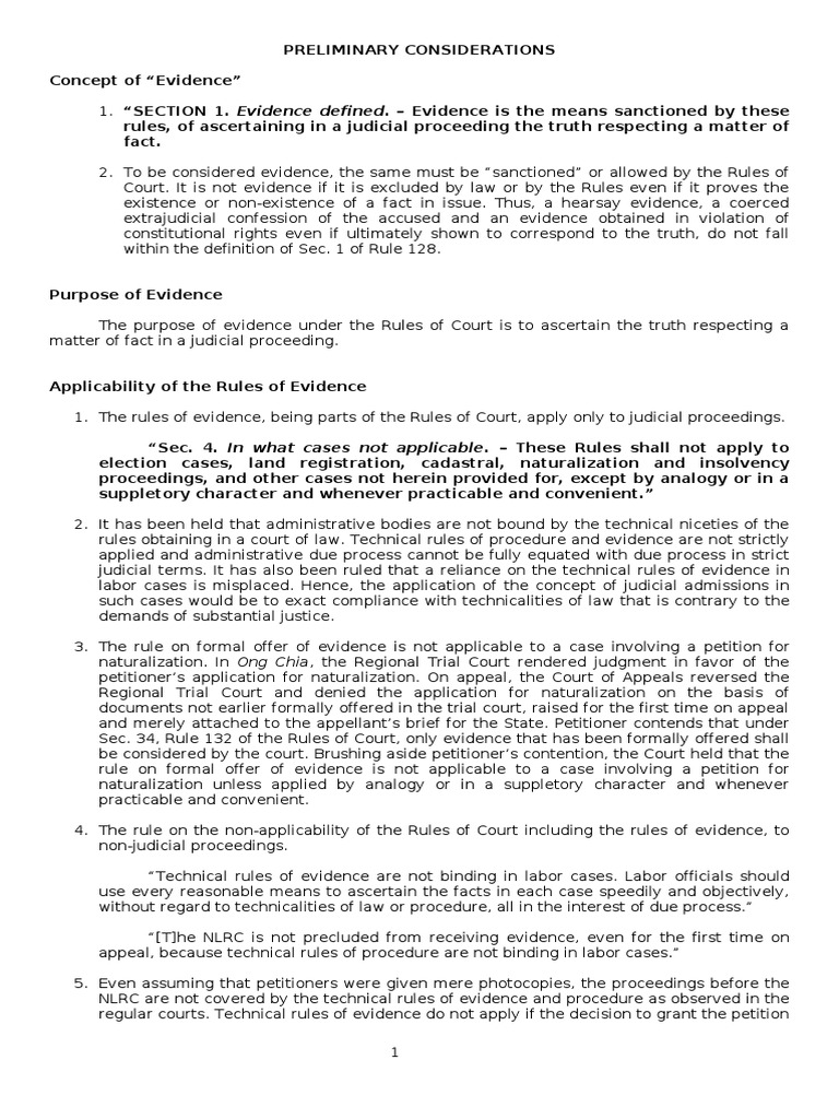 Evidence - Riano | PDF | Burden Of Proof (Law) | Circumstantial Evidence