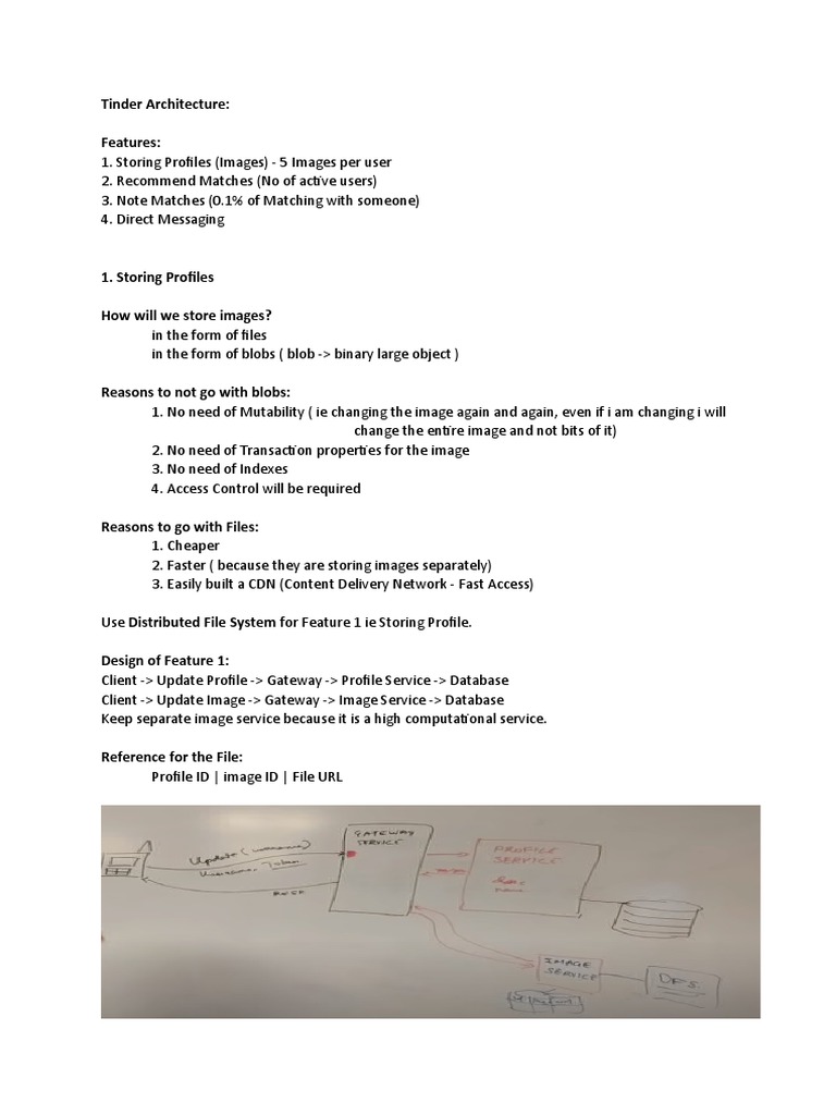 Tinder Architecture: Features | PDF | Peer To Peer | Databases