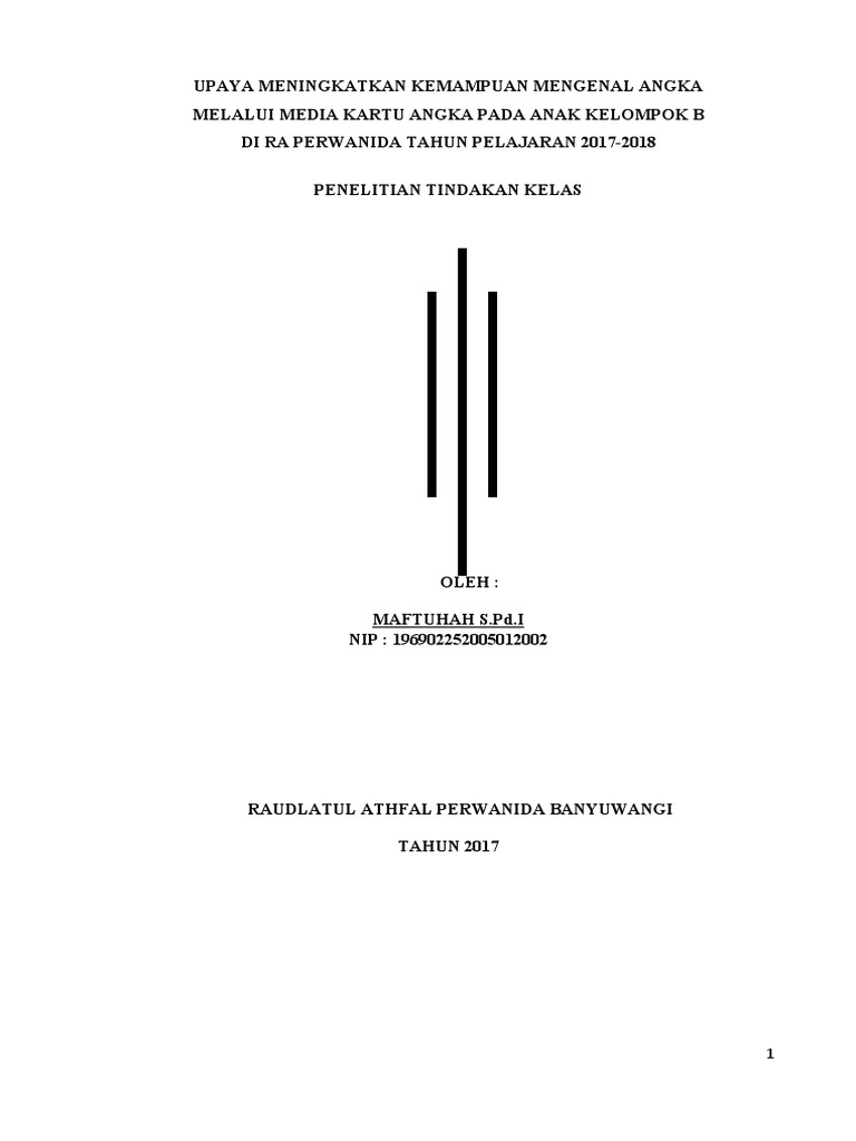 Penelitian Tindakan Kelas | PDF