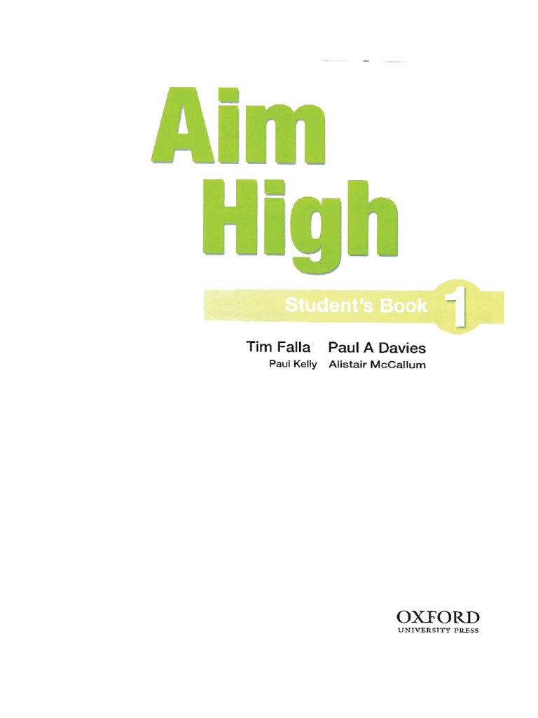 Aim High 1 Student - S Book | PDF