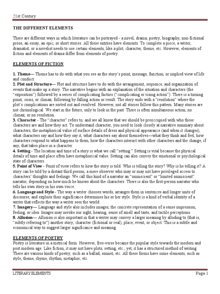 LPW Handout Lesson03 | PDF | Poetry | Narration