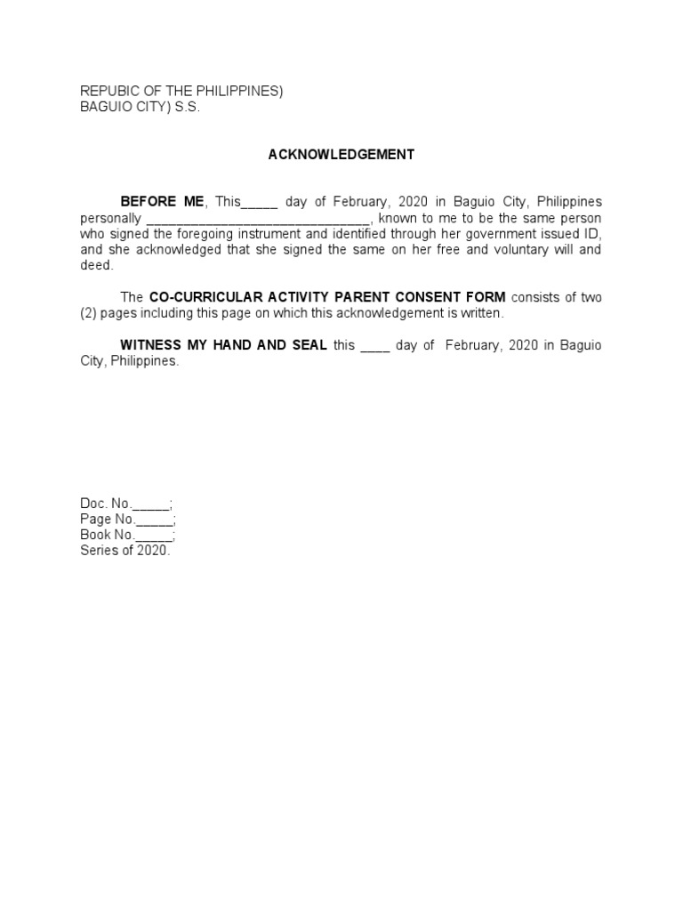 Acknowledgement Sample | PDF