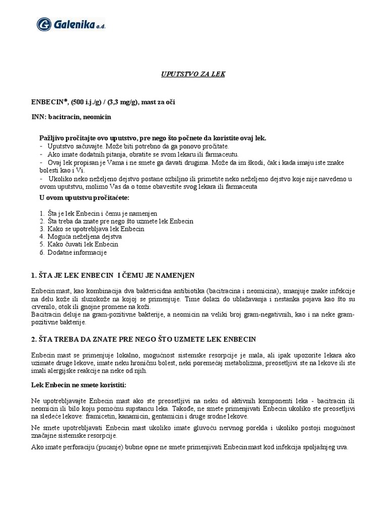 Enbecin Mast Pil PN 2929 11 | PDF