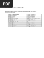 Stores Ledger: FIFO & LIFO Methods | PDF | Economies | Business
