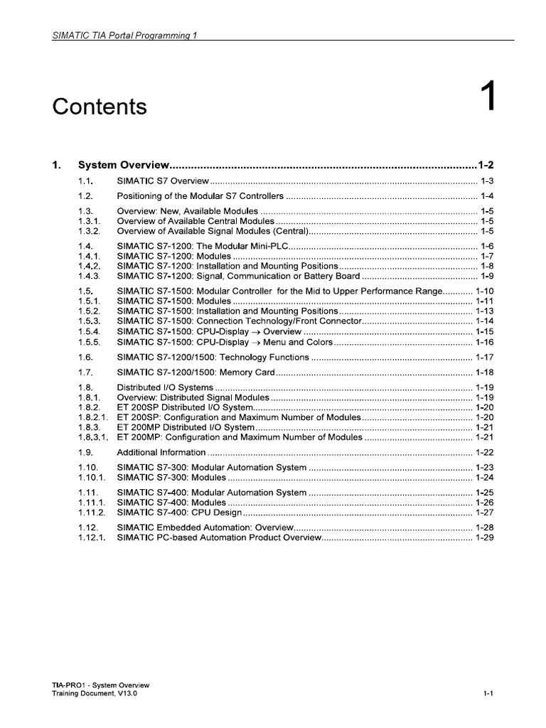 TIA Pro1 | PDF | Computers