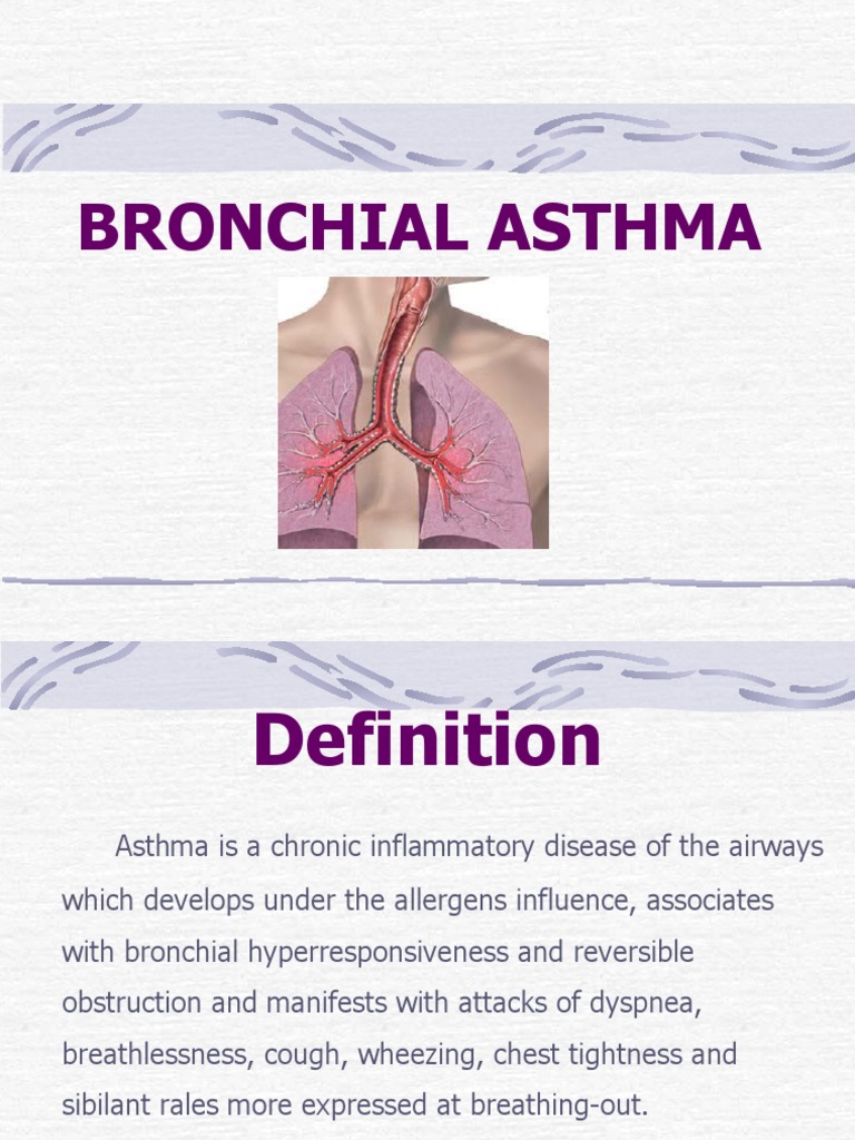 Bronchial Asthma | PDF | Asthma | Cough